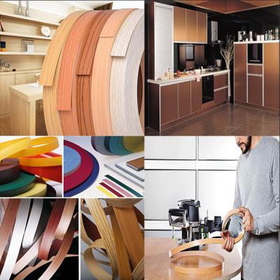 China high quality furniture PVC wood grain PVC Edge Banding  Edge Strips for sale