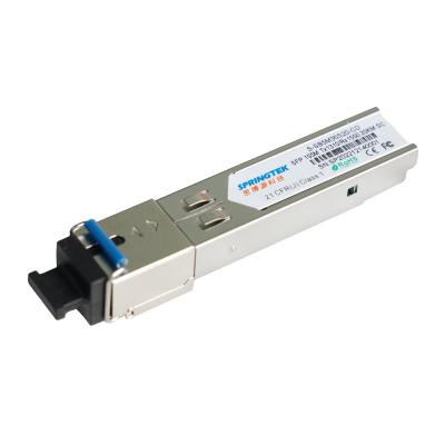 Cina ricetrasmettitore ottico dello Sc DDM di 155M SFP BIDI TX1310nm/RX1550nm 20KM in vendita