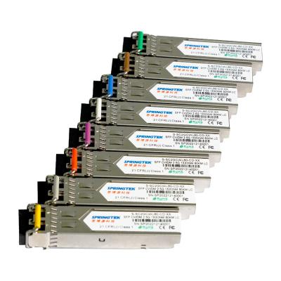 Cina CWDM SFP Optical Transceivers Module 2.5Gbps 80km in vendita