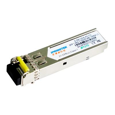 Cina 1.25G T1550/R1490nm 100km BIDI SFP Optical Transceiver Module in vendita