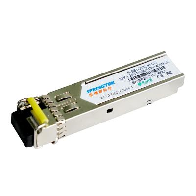 Cina 1.25G T1550/R1310nm 40km BIDI SFP Optical Transceiver Module in vendita