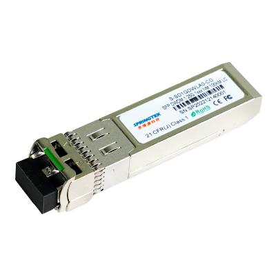 Cina modulo ottico del ricetrasmettitore di 1.25Gbps DWDM C17~C61 100km SFP in vendita