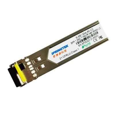 Cina Cisco 1.25G T1550/R1490nm 80km BIDI SFP Optical Transceiver Module in vendita