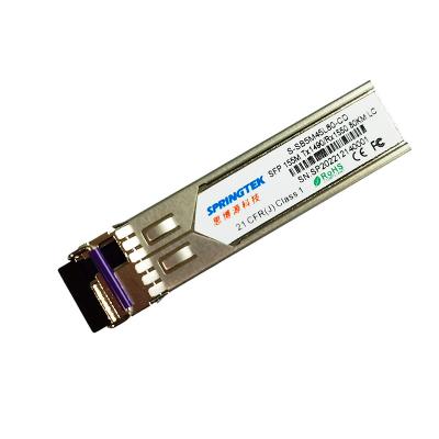 Cina Modulo ottico del ricetrasmettitore di Cisco 155M T1490/R1550nm 80km BIDI SFP in vendita