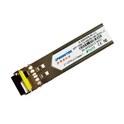 Cina Modulo ottico del ricetrasmettitore di Cisco 155M T1550/R1490nm 80km BIDI SFP in vendita