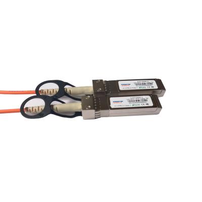 Cina AOC 7M Active Optical Cable 10G SFP+ 850nm Compatible Arista Alcatel Avaya Nokia in vendita