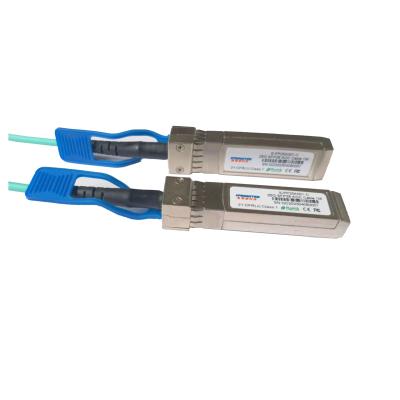Cina OM4 MMF Active Optical Cable 25G SFP28 To SFP28 AOC 1M in vendita