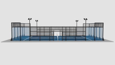 China TECTON Classic Framed Padel Court Kit Tennis Padel Court High Durability Corrosion Resistance for sale