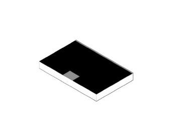 Cina 50ohm 2W DC-12GHz BeO Chip Termination Sand 1.1*0.7mm Elettrodo in oro in vendita