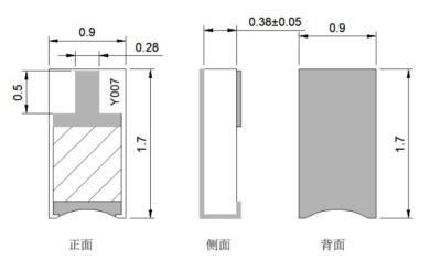 中国 25ワットDC 5GHz-7GHzの電極の抵抗CVDの破片の終了の電極:金 販売のため
