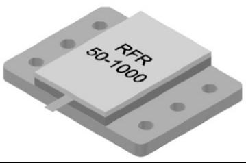 Cina Flangia della resistenza di CC 1.1GHz VSWR 1,20 25.4*26.4mm 50 ohm 800 watt in vendita