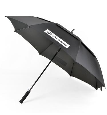 China Windproof Fiberglass Golf Umbrella With 62 Inch Coverage And Vented Design for sale