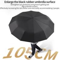 Quality Waterproof Custom Logo Golf Umbrella Convenient 1.5 Lbs Weight For Golfers for sale