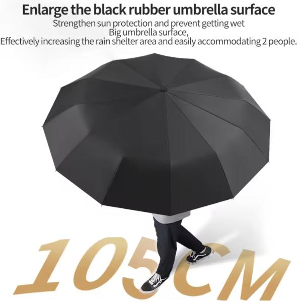 Quality Waterproof Custom Logo Golf Umbrella Convenient 1.5 Lbs Weight For Golfers for sale