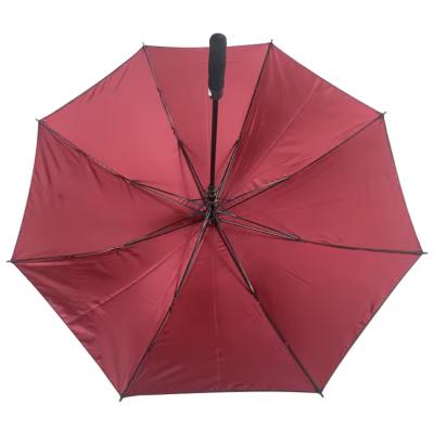 China Plastic Top And Tips Golf Umbrella Including Ergonomic Rubber Handle Waterproof Coating Providing Long Lasting Protection for sale