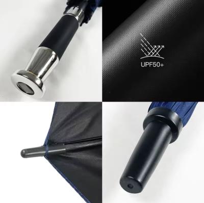 China Strong Durable Polyester Canopy Golf Umbrella Windproof Design Ensures Stability and Longevity in Harsh Weather Conditions for sale