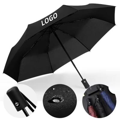 China Waterproof Golf Umbrella Featuring Polyester Canopy and Plastic Top and Tips Suitable for Extended Outdoor Golf Sessions for sale
