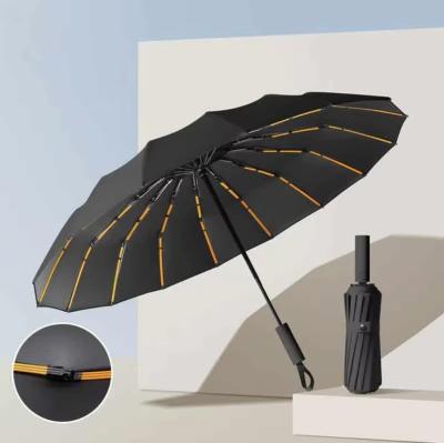 China Waterproof Personalized Golf Umbrellas Double Canopy Golf Umbrella With Plastic Top Tips for sale