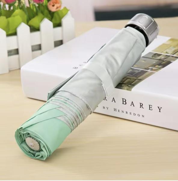 Quality Polyester Lightweight Folding Umbrella 8 Ribs 42 Inches For Outdoor for sale