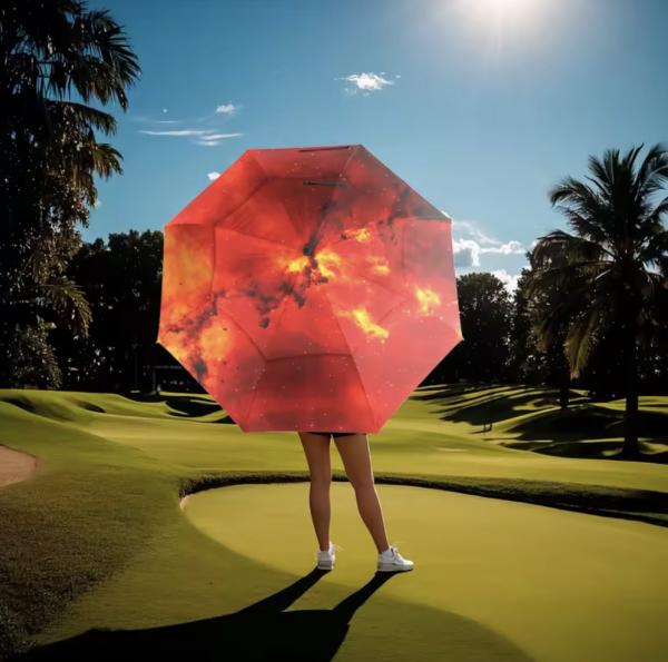 Quality Compact Foldable Sun Umbrella 42 Inches Sturdy Foldable Umbrella Convenient With Rubber Handle for sale