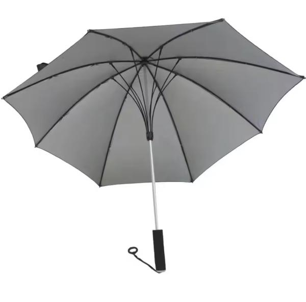 Quality UV Protection Hands Free Hiking Umbrella Foldable With Zipper Closure Mesh Pocket for sale