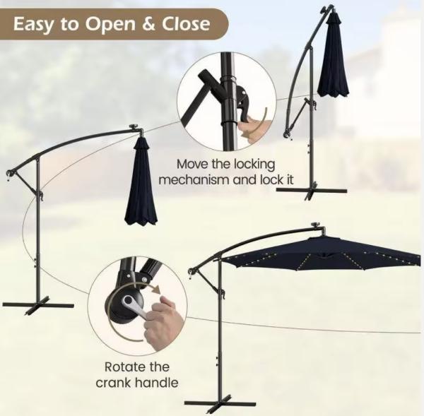 Quality Versatile Garden Umbrella With Stand Durable Large Garden Parasol for sale