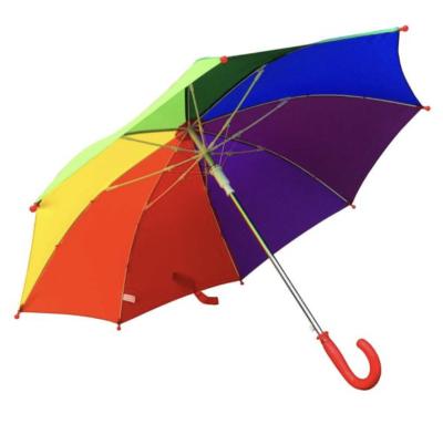 China Durable Polyester Kids Umbrella Outdoor Waterproof With Straight Handle for sale