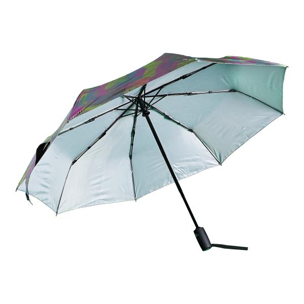 Quality 8 Ribs Small Folding Umbrella Windproof Auto Open Close With Aluminum Alloy Frame for sale