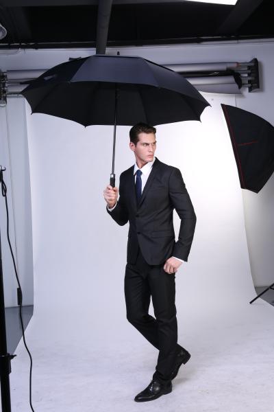 Quality Fiberglass Shaft Golf Umbrella Automatic Open Water Resistant Canopy For Outdoor Use for sale