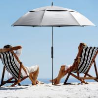 Quality Teakwood Frame Outdoor Umbrella 3M Diameter Modern Stylish Design For Garden for sale
