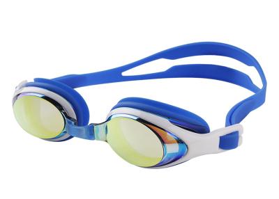 China Gafas de natación para adultos de alta definición con diseño a prueba de fugas y protección UV para interiores y exteriores y rendimiento en venta