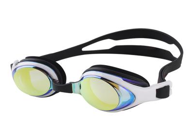 China Gafas de natación para adultos de alta definición con diseño a prueba de fugas y protección UV para interiores y exteriores y rendimiento en venta