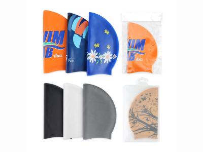 China Gorro de natación de silicona con colores de logotipo personalizables, 17 colores en stock, personalización flexible, producción rápida en venta