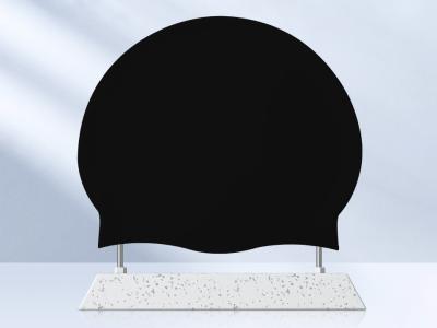 China Gorro de natación de silicona con colores de logotipo personalizables, 17 colores en stock, personalización flexible, producción rápida en venta