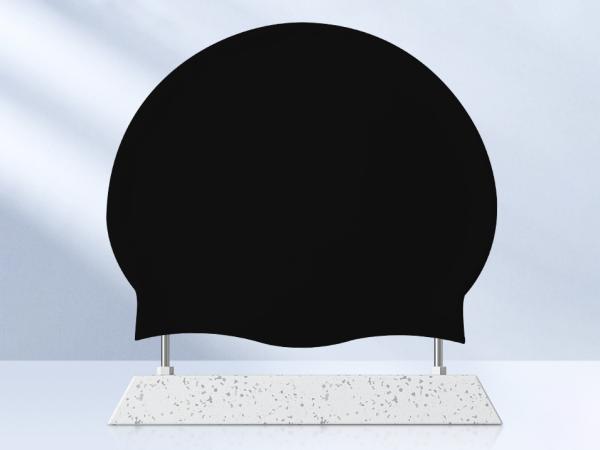 Quality Customizable Logo Colors Silicone Swim Cap 17 In-Stock Colors Flexible for sale