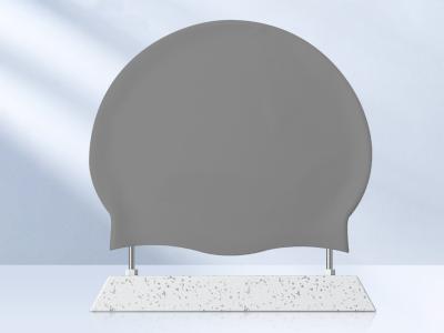 China Gorro de natación de silicona con colores de logotipo personalizables, 17 colores en stock, personalización flexible, producción rápida en venta