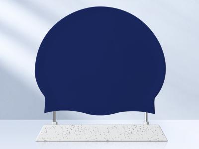 China Gorro de natación de silicona con colores de logotipo personalizables, 17 colores en stock, personalización flexible, producción rápida en venta