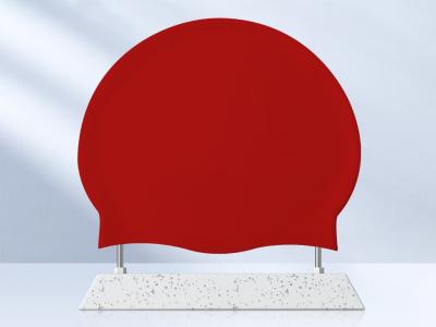 China Gorro de natación de silicona con colores de logotipo personalizables, 17 colores en stock, personalización flexible, producción rápida en venta