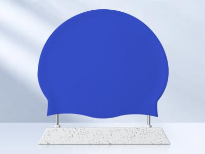 China Gorro de natación de silicona con colores de logotipo personalizables, 17 colores en stock, personalización flexible, producción rápida en venta