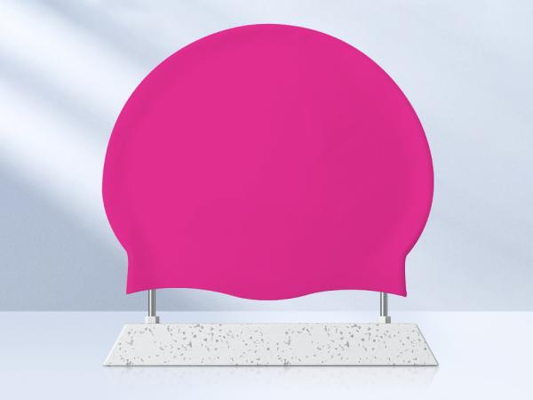 Quality Customizable Logo Colors Silicone Swim Cap 17 In-Stock Colors Flexible for sale