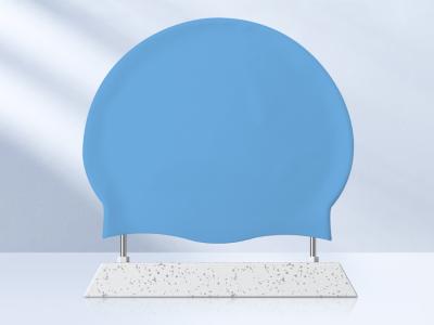 China Gorro de natación de silicona con colores de logotipo personalizables, 17 colores en stock, personalización flexible, producción rápida en venta