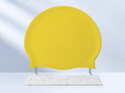China Gorro de natación de silicona con colores de logotipo personalizables, 17 colores en stock, personalización flexible, producción rápida en venta