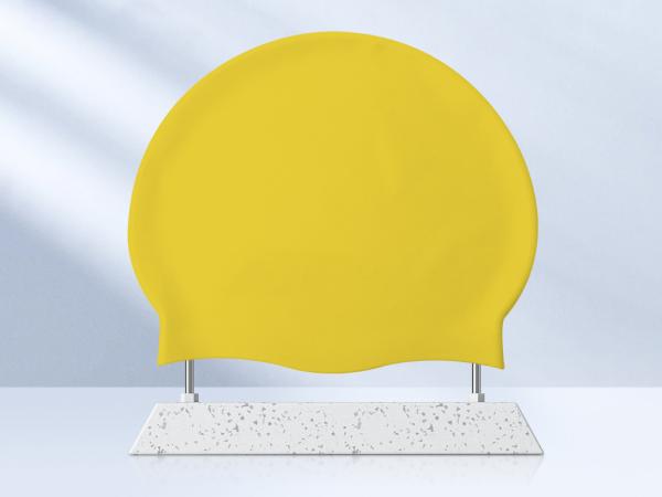 Quality Customizable Logo Colors Silicone Swim Cap 17 In-Stock Colors Flexible for sale