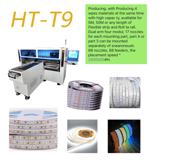 Capacity reach 250000cph LED pick and place machine