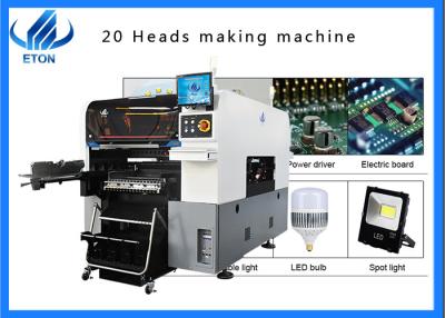 중국 고 정밀도 SMT 픽 앤드 플레이스 기계 20 머리들 80000CPH 판매용