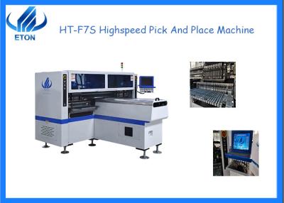 China 34 heads pick and place machine HT-F7S with 0.5-5mm PCB thickness for sale