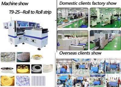 Cina Il montaggio molle al neon della striscia che rende a macchina 2835 il modol del montaggio di 5050 chip può produrre 1000 metri un l'ora in vendita
