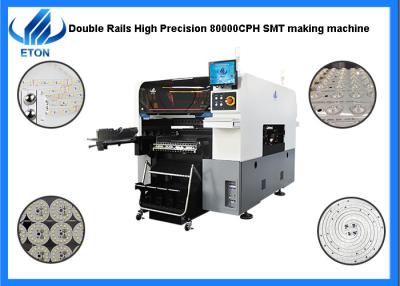 중국 고 정밀도는 0201 요소를 위한 전구 픽 앤드 플레이스 기계 80000CPH를 이끌었습니다 판매용