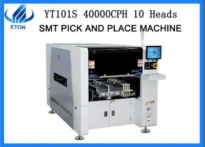 China High End Intelligent SMT Pick Place Machine 40000 CPH 10 Heads SMT Mounter for sale