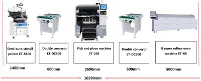 China Hochpräzisions-LED-Lampe-Pick-and-Place-Maschine 98000 CPH 10 Köpfe für 0201 Komponenten zu verkaufen